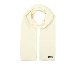 Jack & Jones JACK & JONES Herren Strickschal "JACDNA KNIT SCARF NOOS", weiß, unifarben, Strick, Kunstfaser, Modetücher