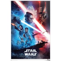 Poster Reinders, B:61cm H:91,5cm, rot, Papier, Küche, Bilder, "Star Wars The Rise of Skywalker - Filmplakat"