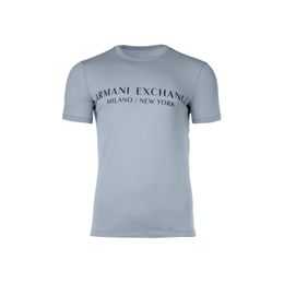 Armani Exchange Damen T-Shirt "T-Shirt 1er Pack", blau, Gr. XXL, Obermaterial: 100% Baumwolle CO., Shirts