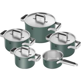 Zwilling Topf-Set "Pure", gr&uuml;n, T&ouml;pfe, Stay-Cool-Griffe, 3-lagige Bodentechnologie