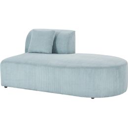 Sofa-Eckelement OTTO HOME, B:182cm H:84cm T:100cm, blau, Cord (100% Polyester);Filzoptik (100% Polyester), Polsterelemente, "Alesund", als