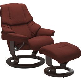 Relaxsessel stressless, B:75cm H:96cm T:75cm, rot, Leder BATICK: BATICK ist ein leicht korrigiertes, durchgef&auml;rbtes und genarbtes M&ouml;belleder, bei dem