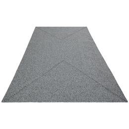 Teppich Hanse Home, B:200cm H:10mm L:290cm, grau, Polypropylen, Wohnzimmer, Teppiche, "Trenzado", In- & Outdoor, Handmade-Look, L&auml;ufer, Wetterfest,