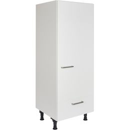 K&uuml;hlumbauschrank Nobilia, B:60cm H:167,8cm T:58,3cm, wei&szlig;, Schr&auml;nke, ""Touch", Ausrichtung w&auml;hlbar, mit Schubkasten", vormontiert, Breite/H&ouml;he: