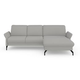 Sit & More Ecksofa SIT & MORE, B:253cm H:84cm T:165cm, grau, Wohnzimmer, Sofas, "Fashion L-Form", wahlweise mit Kopfteilverstellung und Vorziehsitz, motorisch