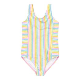 Roxy Mädchen Badeanzug "Mirage Stripe", weiß, Gr. 3, Recycling-Polyester, Badeanzüge