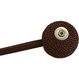 Magnethalter f&uuml;r Gardinen HOME BASICS, L:45cm, braun, Gardinenbefestigungen, "Magentraffhalter SET"