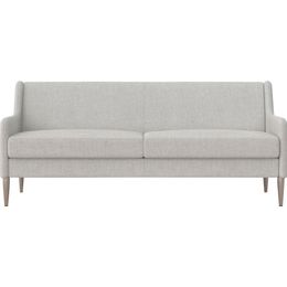 3-Sitzer, B:195cm H:80cm T:82cm, grau, COSMOLIVING BY COSMOPOLITAN, Webstoff 100% Polyester, Sofas, "Virginia", Webstoff, Sitz und Rücken gepolstert,