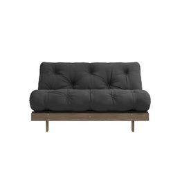 Daybett Karup Design, B:140cm H:85cm, grau, Bezug: 80% Baumwolle, 20% Polyester, Daybetten, "Daybett Roots Schlafsofa – Gästebett & Sofa aus