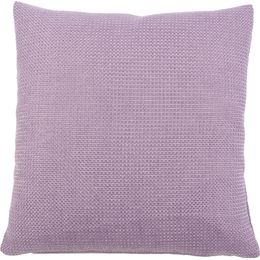 G&ouml;zze Kissenh&uuml;llen G&Ouml;ZZE, B:60cm L:60cm, lila, Polyester, Obermaterial: 100% Polyester, Kissenbez&uuml;ge, "Dallas", in vielen Farben