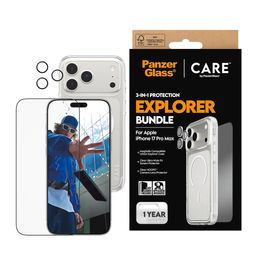 Handyhülle "3-in-1 Flagship Explorer Bundle Apple iPhone 17 Pro Max", Apple iPhone 17 Pro Maxtransparent, CARE BY PANZERGLASS, Hüllen, Backcover,