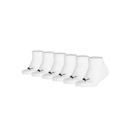 Puma M&auml;dchen Sneakersocken "Socken Kid's Invisible Sneaker 6er Pack", Gr. 23, wei&szlig;, Obermaterial: 73% Baumwolle CO. 22% Polyester PES. 3% Polyamid
