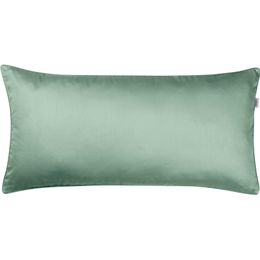Sch&ouml;ner Wohnen Kollektion Kissenbez&uuml;ge, B:40cm L:80cm, gr&uuml;n, SCH&Ouml;NER WOHNEN-KOLLEKTION, Satin, Obermaterial: 100% Baumwolle, Kissenbez&uuml;ge, "Pure", 2-teilig, aus Baumwolle