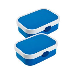 Mepal Lunchbox "Brotdosen mit Einsatz Campus 700 ml 2er Set", blau, Lebensmittelaufbewahrungsbehälter