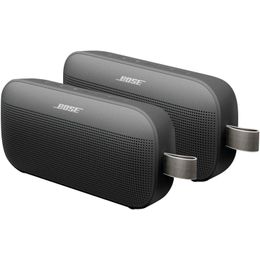 Bose Bluetooth-Lautsprecher "Soundlink Flex (2nd Gen) - 2er Set", B:20,1cm H:5,2cm T:9cmschwarz, Lautsprecher