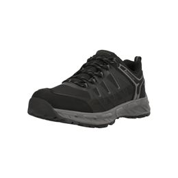 WHISTLER Herren Outdoorschuh "Cardiff", Gr. 38, schwarz, Kunstfaser, Polyurethane, Schuhe, Mit wasserdichter Dry Base-Membran