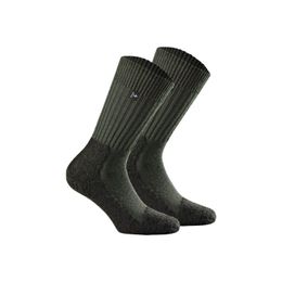 Rohner Socks Herren Kurzsocken "Socken Original 2er Pack", Gr. 39, gr&uuml;n, Obermaterial: 70% Schurwolle WV. 25% Polyacryl PAN. 3% Elasthan EL. 2%