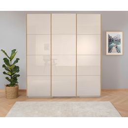 Schwebet&uuml;renschrank Rauch, B:203cm H:210cm T:62cm, beige, Holzwerkstoff, Schr&auml;nke, "Kleiderschrank Schrank Garderobe KOLUNA mit hochwertiger