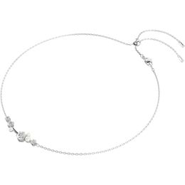 Swarovski Damen Collier "Schmuck Geschenk Constella Halskette", Metall Perlen, L: 48, silber, Metall, Perlen, Halsketten, mit Swarovski Zirkonia