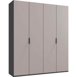 Kleiderschrank wimex, B:200cm H:236cm T:58cm, grau, Spanplatte, Kinderzimmer, Schränke, "Oxford by fresh to go, in 3 Breiten, Made in Germany", mit