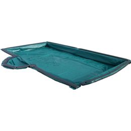 Pool-Abdeckplane KWAD, B:300cm L:600cm, grün, Polyethylen (PE), Planen, "Wintersack zur Überwinterung des Pools", Absenkung 70 cm, in verschiedenen
