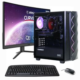 GAMEMAX PC-Komplettsystem "MegaDeal Diamond BK 2508 AMD Ryzen 5 5500 RTX 4060 32GB DDR4 1TB SSD", Microsoft Windows 11 Home (64 Bit), 32 GB RAM,