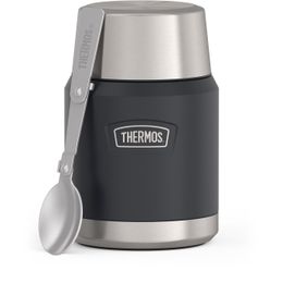Thermos Thermobehälter "ICON FOOD JAR, Thermobehälter für Essen, spülmaschinenfest", B:9,9cm H:15,3cmgraphite mat, Lebensmittelaufbewahrungsbehälter,