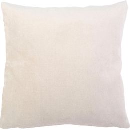 G&ouml;zze Kissenh&uuml;llen G&Ouml;ZZE, B:50cm L:50cm, wei&szlig;, Polyester, Obermaterial: 100% Polyester, Kissenbez&uuml;ge, "Muri", in vielen Unifarben