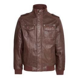 !Solid SOLID Herren Lederjacke "Lederjacke SDCamash", braun, Gr. XL, Obermaterial: 100% Schafsleder sheepskin., Jacken