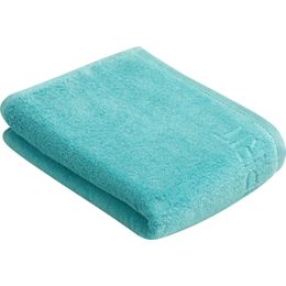 Badetuch Esprit, B:67cm L:140cm, blau, Frottier, Obermaterial: 85% Baumwolle, 15% Lyocell (TENCEL ), Handt&uuml;cher, "Modern Solid", vegan produziert