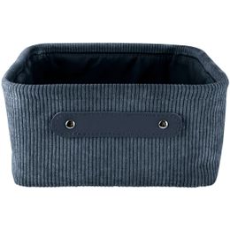 Aufbewahrungskorb Kleine Wolke, blau, Polyester, Aufbewahrungsboxen, "Bedford"