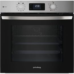 Privileg Einbaubackofen "PBA2S85HU1", B:56cm H:60cm T:55,5cm, schwarz, Backöfen, Schonendes Garen dank des Turn&Go Dampfprogrammes für beste