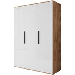 Kleiderschrank Inosign, B:134,4cm H:187,3cm T:51cm, wei&szlig;, FSC-zertifizierter Holzwerkstoff, Kinderzimmer, Schr&auml;nke, "LAGOS W&auml;scheschrank, Garderobe,
