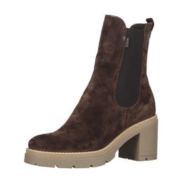 Nero Giardini Damen Stiefelette "Nero Giardini Stiefelette Veloursleder/Textil", Gr. 41kastanie, Textil, Veloursleder, Schuhe