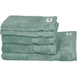 Sch&ouml;ner Wohnen Kollektion Handtuch Set, gr&uuml;n, SCH&Ouml;NER WOHNEN-KOLLEKTION, Frottier, Obermaterial: 100% Baumwolle, Handt&uuml;cher, "Cuddly", schnell trocknende Airtouch-Qualit&auml;t