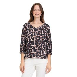 BETTY & CO BETTY & CO Damen Schlupfbluse "Damen Schlupfbluse mit Print", braun, Gr. 38, Obermaterial: 100% Baumwolle., Blusen