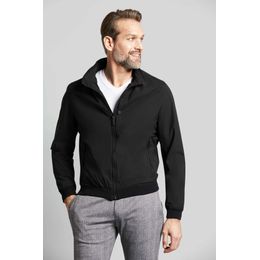 Bugatti Herren Blouson, schwarz, Gr. 58, 100% Polyester, Jacken, mit Stehkragen