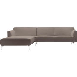 Ecksofa, B:296cm H:82cm T:179cm, grau, CREATION BY ROLF BENZ, Wohnzimmer, Sofas, "CR.446 Designsofa mit erstklassigem Sitzkomfort zum Wohlfühlen", in
