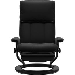 stressless "Admiral" verstellbar, optional 2-motorisch, Gr&ouml;&szlig;e M & L, Gestell Schwarz