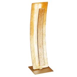 Paul Neuhaus Tischleuchte "NEVIS", 1, H: 40,5cm, 1 Stk., gold, Wohnzimmer, Leuchten, LED, Schalter, Schnurschalter