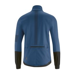 Gonso Herren Fahrradjacke "Valaff", blau, Gr. XXXL, 100% Polyester, Jacken, Herren Softshell-Jacke, Windjacke atmungsaktiv und wasserabweisend