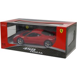 Jamara Kinder RC-Auto "Deluxe Cars, Ferrari 458 Italia, 1:14, rot, 2,4GHz", rot, B:16,5cm H:9cm T:32,5cm, Fernlenkfahrzeuge, mit LED-Licht