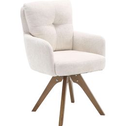 Esszimmerstuhl Home Affaire, B:60cm H:92cm T:67cm, beige, Stühle, "Valldemossa"