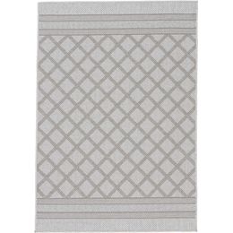 Teppich CarpetFine, B:80cm H:4mm L:150cm, beige, Polypropylen, Wohnzimmer, Teppiche, "Boho 104, auch als L&auml;ufer erh&auml;ltlich", robustes Flachgewebe,