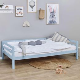 Daybett Hoppekids, B:98cm H:56cm L:208cm, blau, Daybetten, "Kinderbett ECO Dream, Einzelbett, Juniorbett 90x200", Wei&szlig;, Gr&uuml;n, Blau, Rosa, Grau