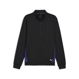 Puma Herren Sweatjacke "M CLOUDSPUN FULL ZIP JACKET", schwarz, Gr. L, Jersey, Obermaterial: 85% Polyester, 15% Elasthan, Sweatjacken