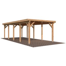 Einzelcarport Palmako, braun, Carports, "Karl"