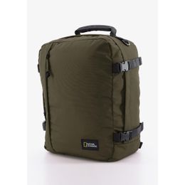 Damen Cityrucksack "Hybrid", National Geographic, gr&uuml;n, Kunstfaser, Rucks&auml;cke, mit drei Tragefunktionen