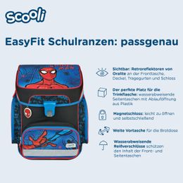 Scooli Kinder Schulranzen "EasyFit, Spider-Man", bunt, Polyester, Rucks&auml;cke