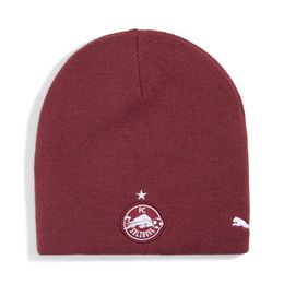 Puma Damen Beanie "FC Red Bull Salzburg Wendbare Beanie Erwachsene"flat schwarz gray team regal rot, Innenmaterial: 100% Polyacryl; Au&szlig;enseite: 100%